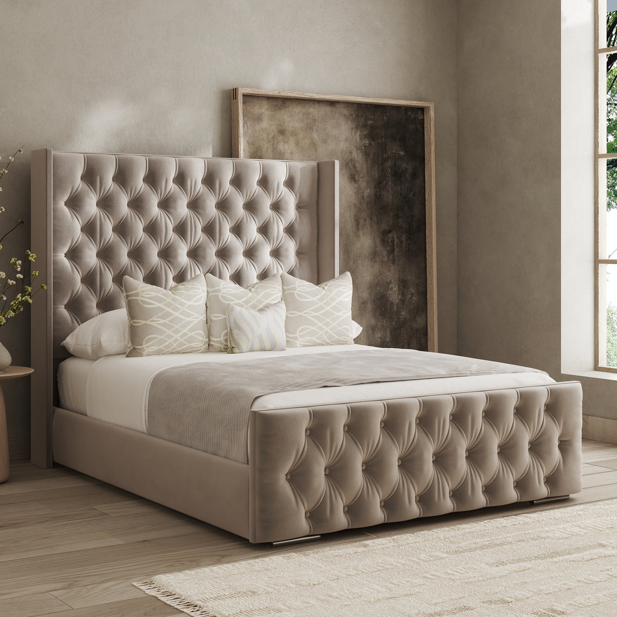 Moscow Wingback Bed Frame – Beds Online Store