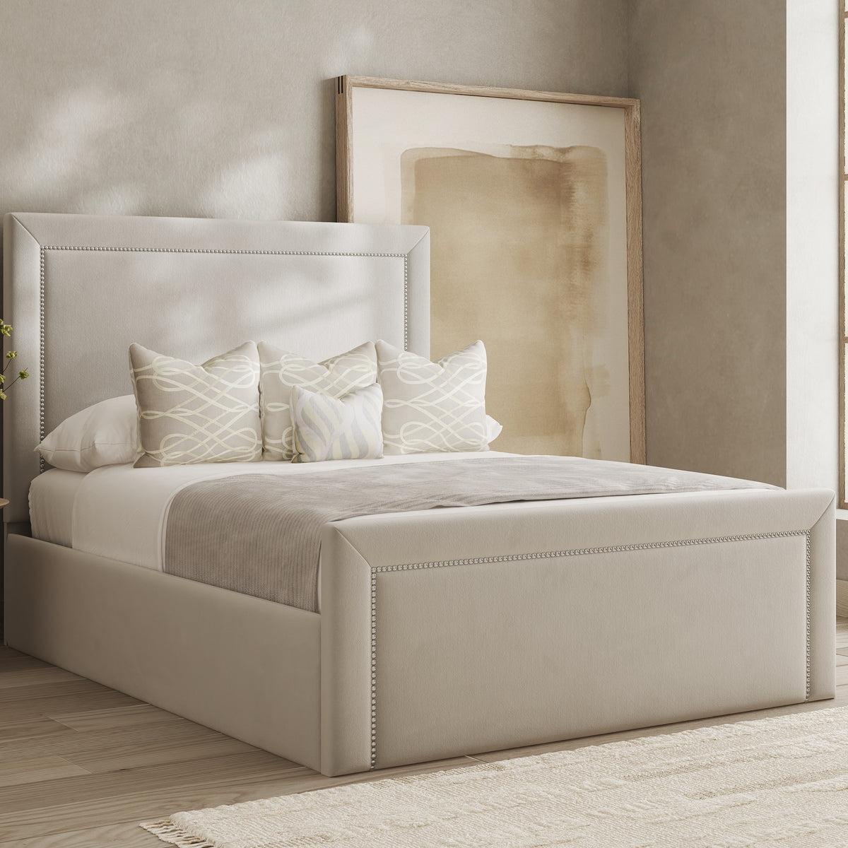 Hannah Studded Bed Frame – Beds Online Store