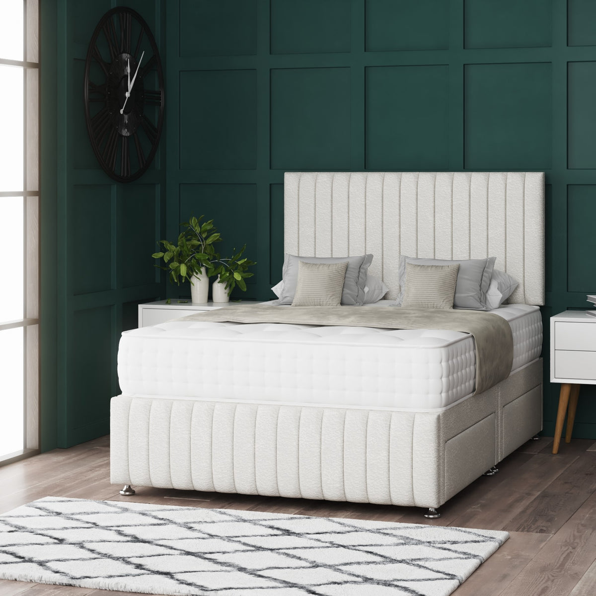 Apollo Divan Bed Set With Footboard And Mattress Options – Beds Online ...