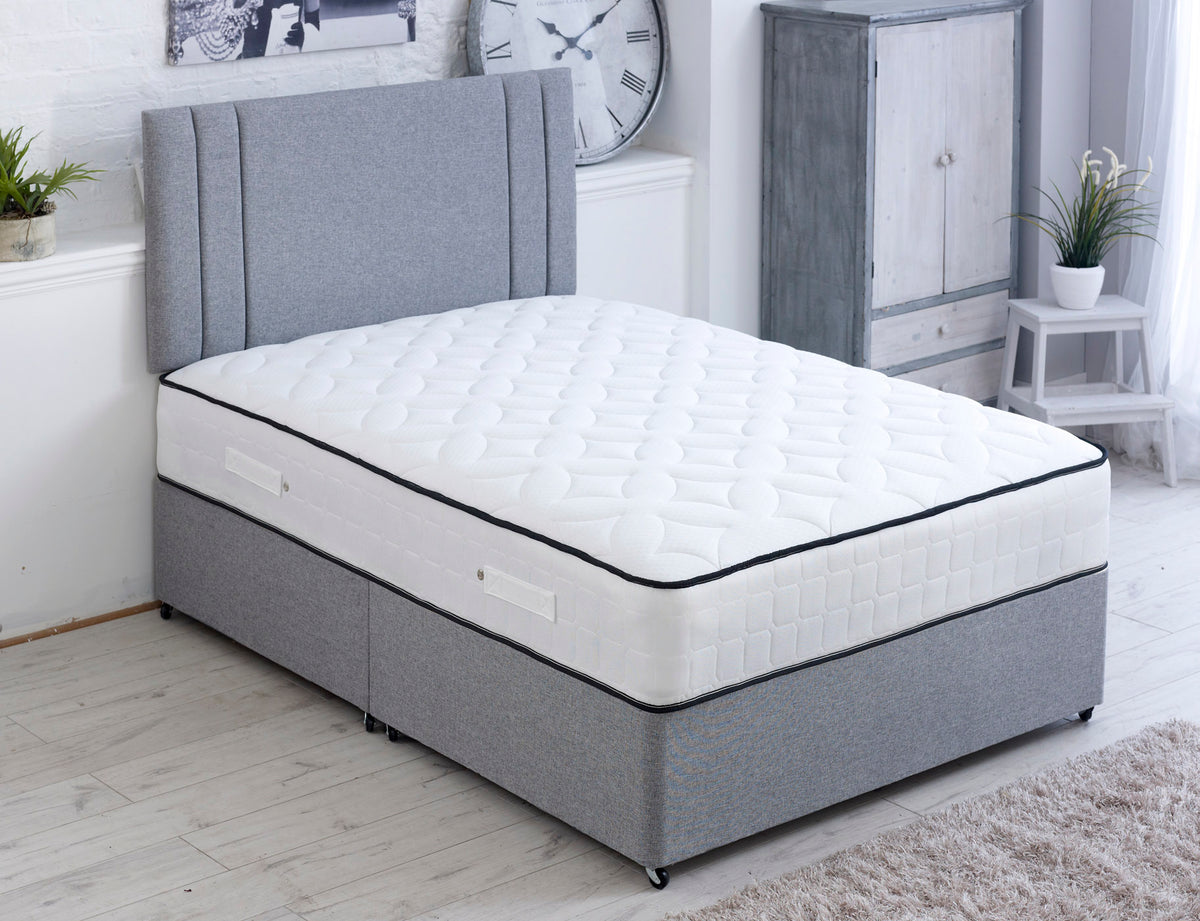 Serene Divan Bed Set With Pocket Sprung Mattress And Headboard — Beds ...